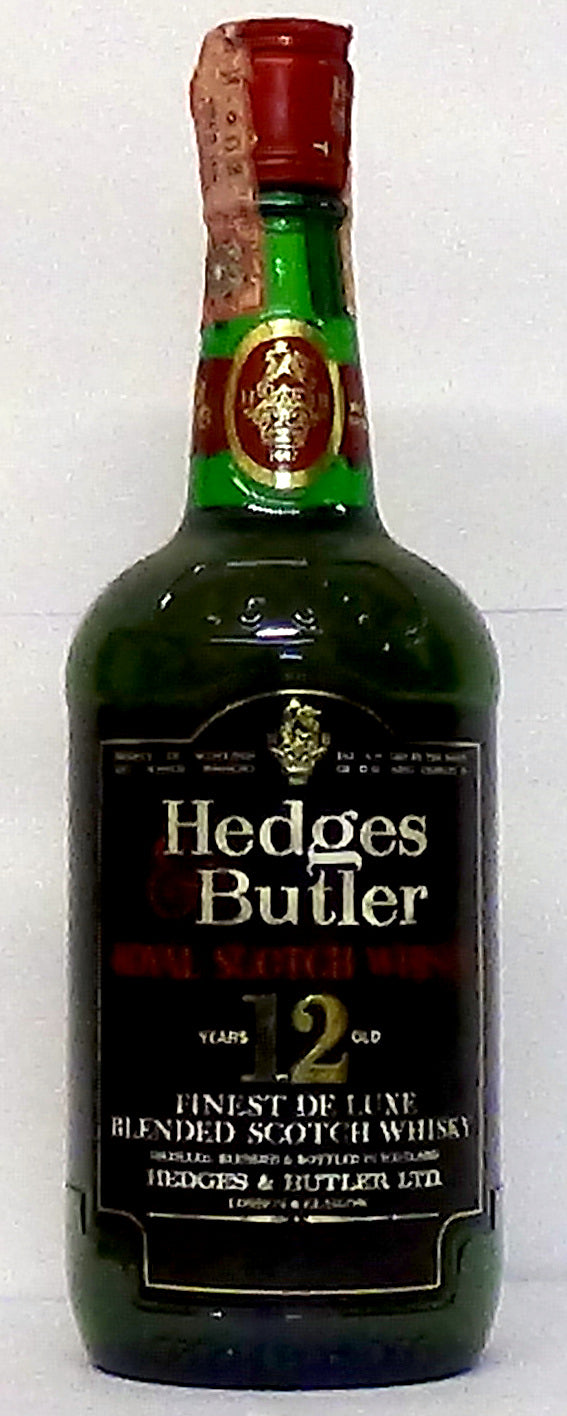 1980s Hedges and Butler 12 Year Old Royal Scotch – M&M Personal Vintners