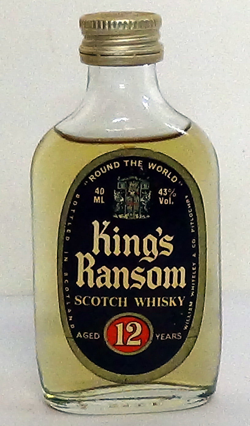 1970s Kings Ransom 12 year old 5cl – M&M Personal Vintners